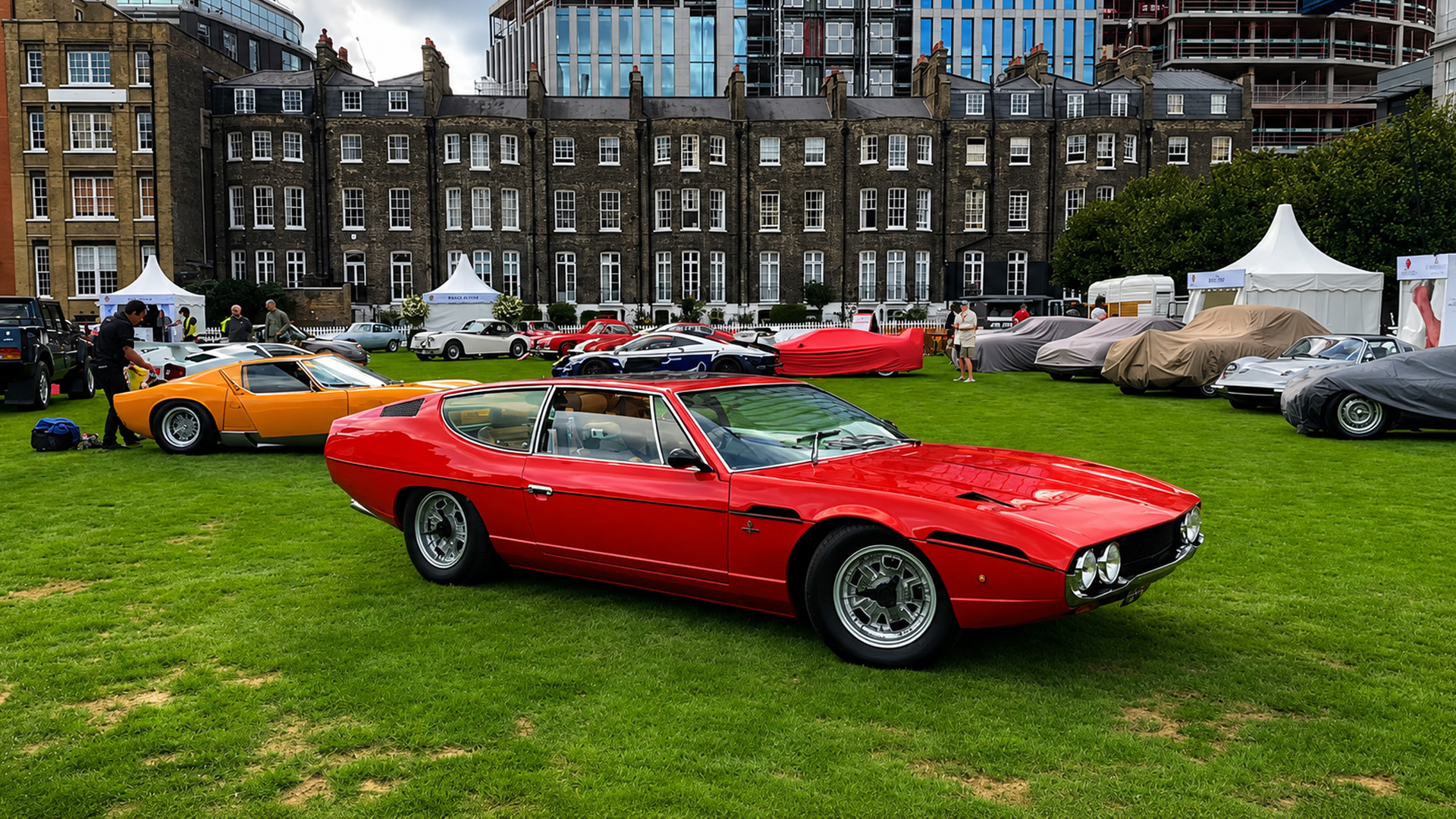 Rare Lamborghini Espada returns after rebuild at the car event