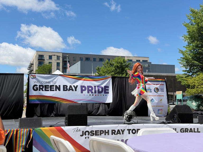 Hundreds gather for downtown Green Bay Pride festival on June 20