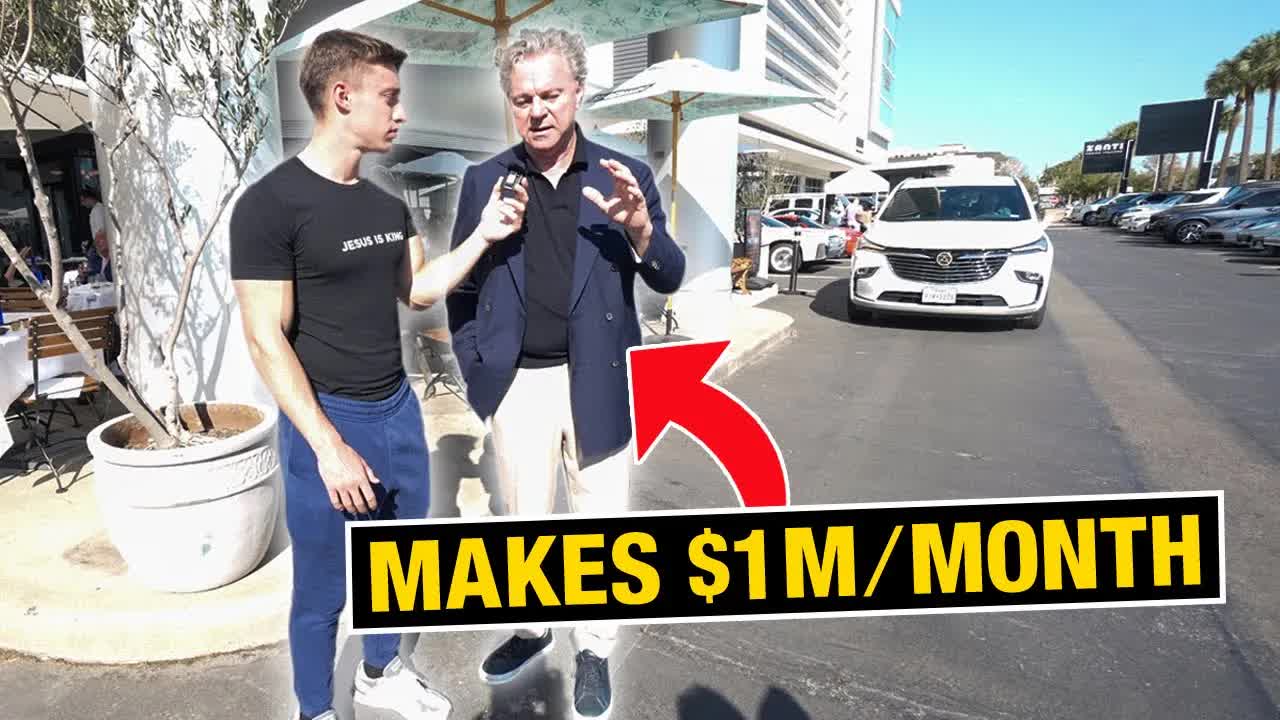 Asking millionaires how they got rich (Houston)