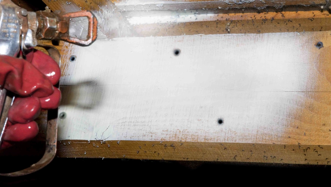 Preventing carpenter bees from re-nesting