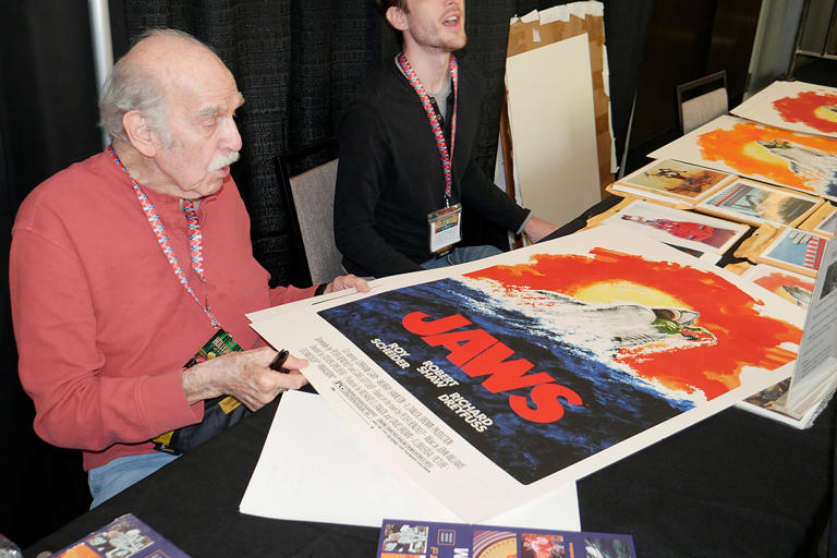 'Jaws' artist reveals why the original movie poster was never used