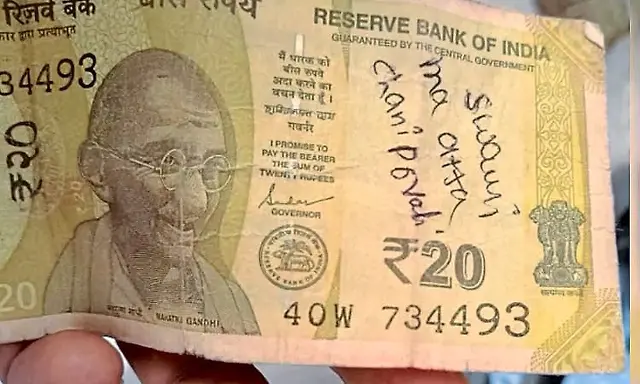 Let my aunt die: Strange prayer on Rs 20 note found in temple donation box