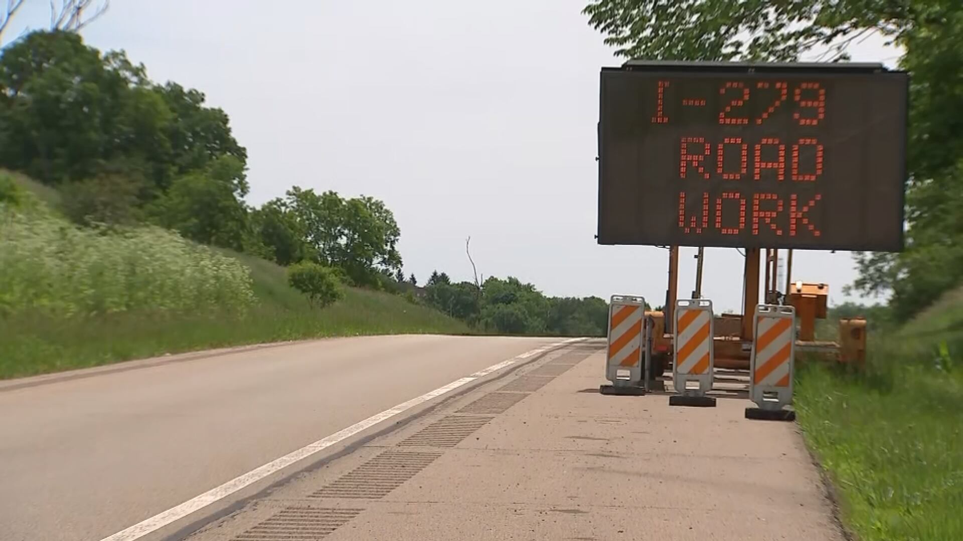 Here’s the latest overnight closure schedule for southbound I-279