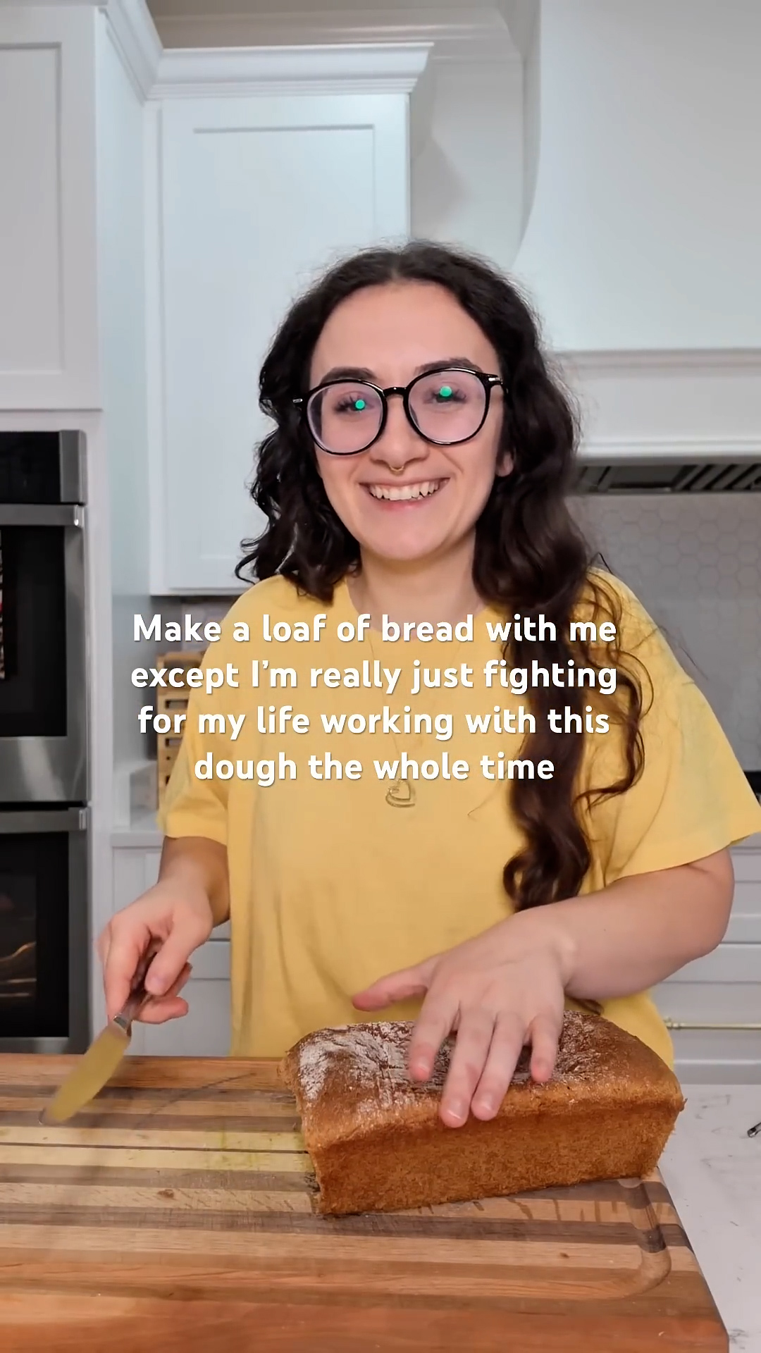 This bread turned out terribly but here's what went wrong on our homestead