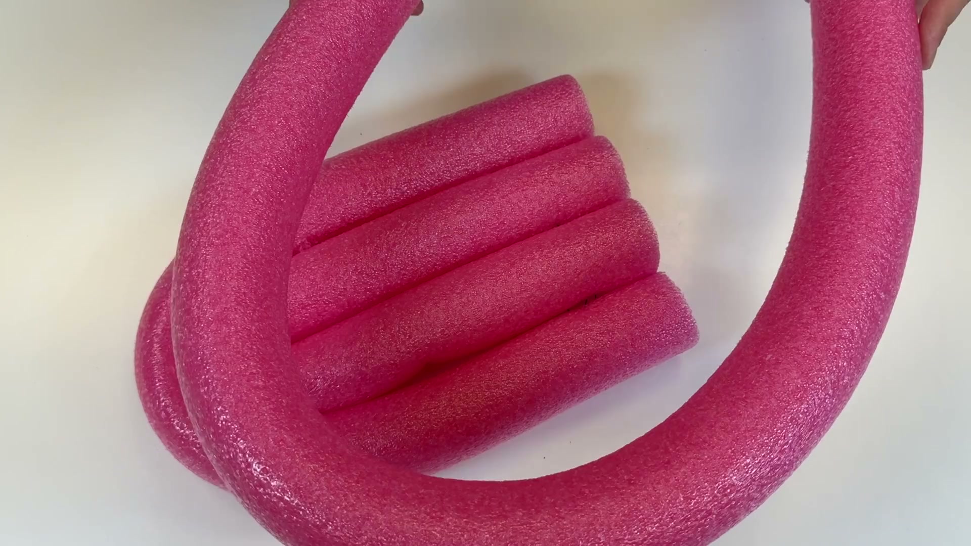 Put 4 pool noodles on your door (this will wow your neighbors!)