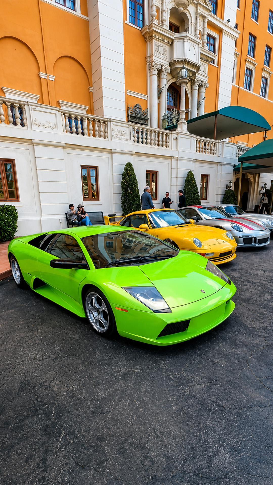 Is this the wildest hotel parking lot for supercars?