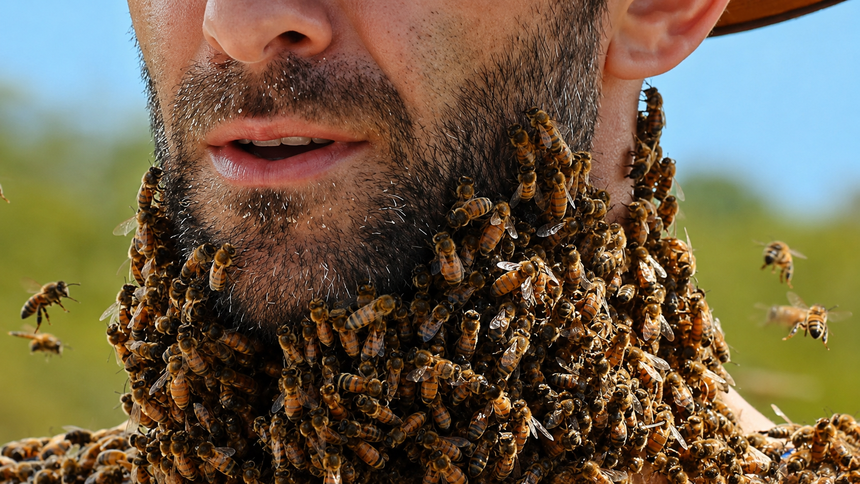 40,000 abejas se volvieron contra él a la vez - y luego todo empeoró