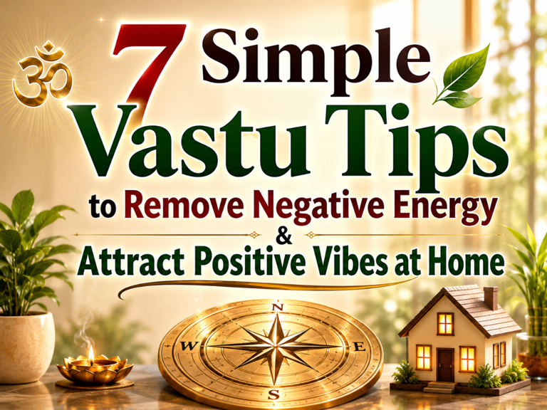 7 simple vastu tips to remove negative energy & attract positive vibes ...