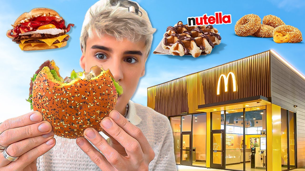 Visiting popular American fast food chains located in Europe