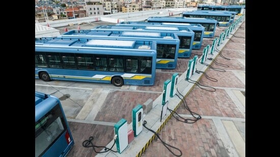 Rajasthan flags off 47 electric buses under PM e-Bus Sewa scheme