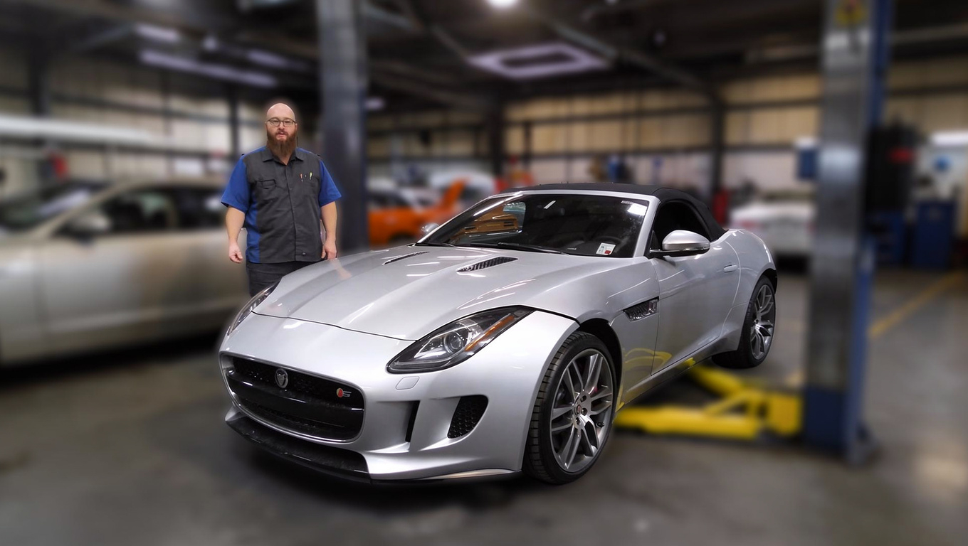 This Jaguar F-Type repair was worse than expected