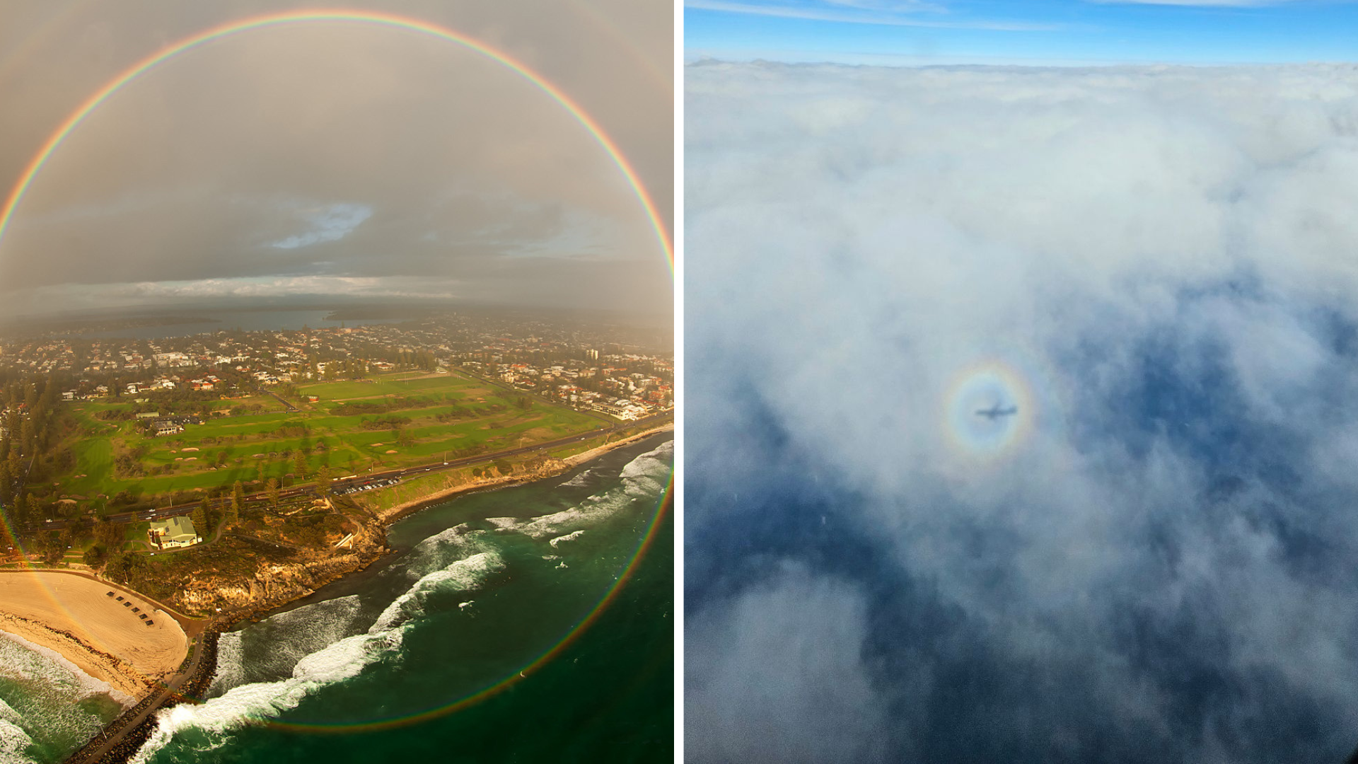 23 unique things people spotted from an airplane window