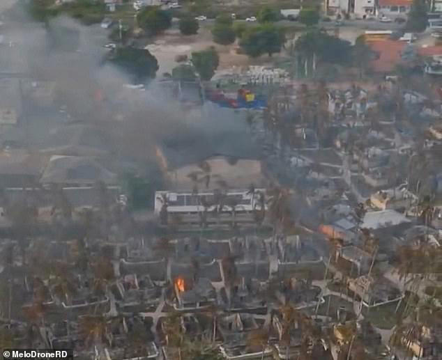 Horrifying video shows paradise lost after fire ripped through ...
