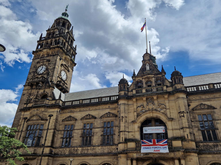 Sheffield City Council releases statement after flag becomes stuck on ...