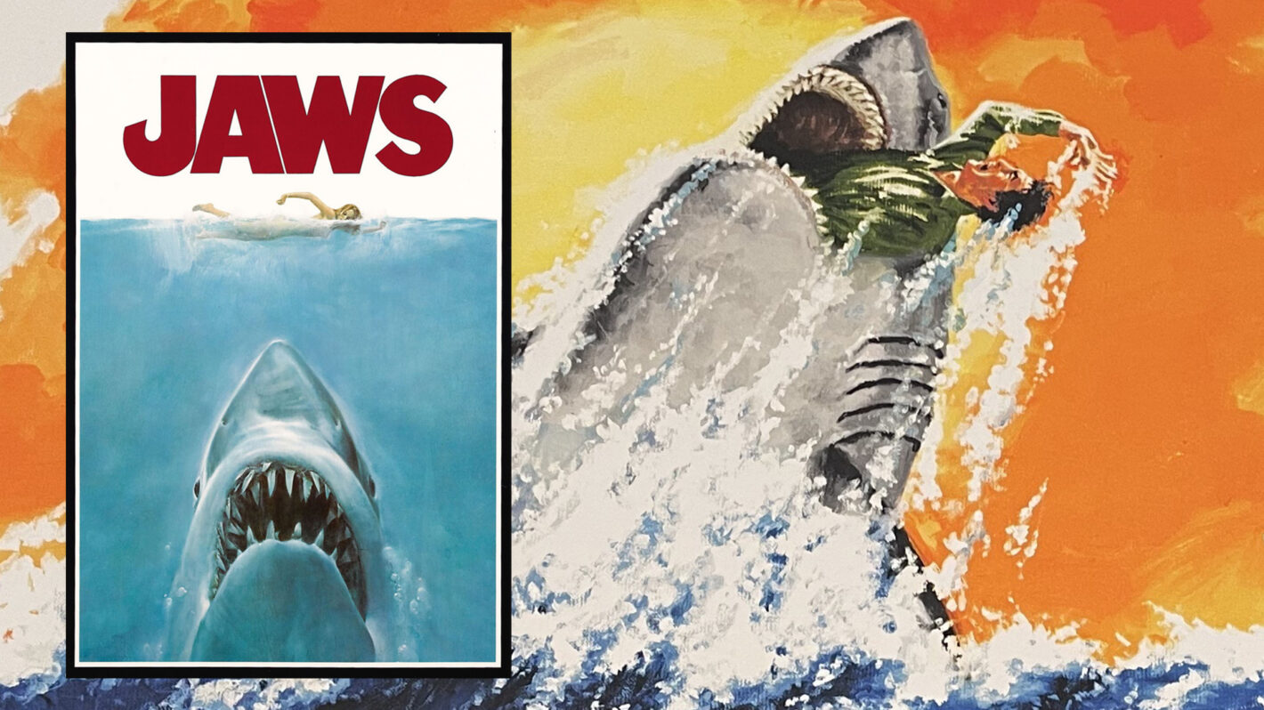 'Jaws' artist reveals why the original movie poster was never used