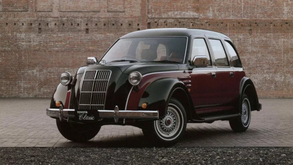 Toyota Classic, el coche más raro de la marca japonesa con un diseño ...