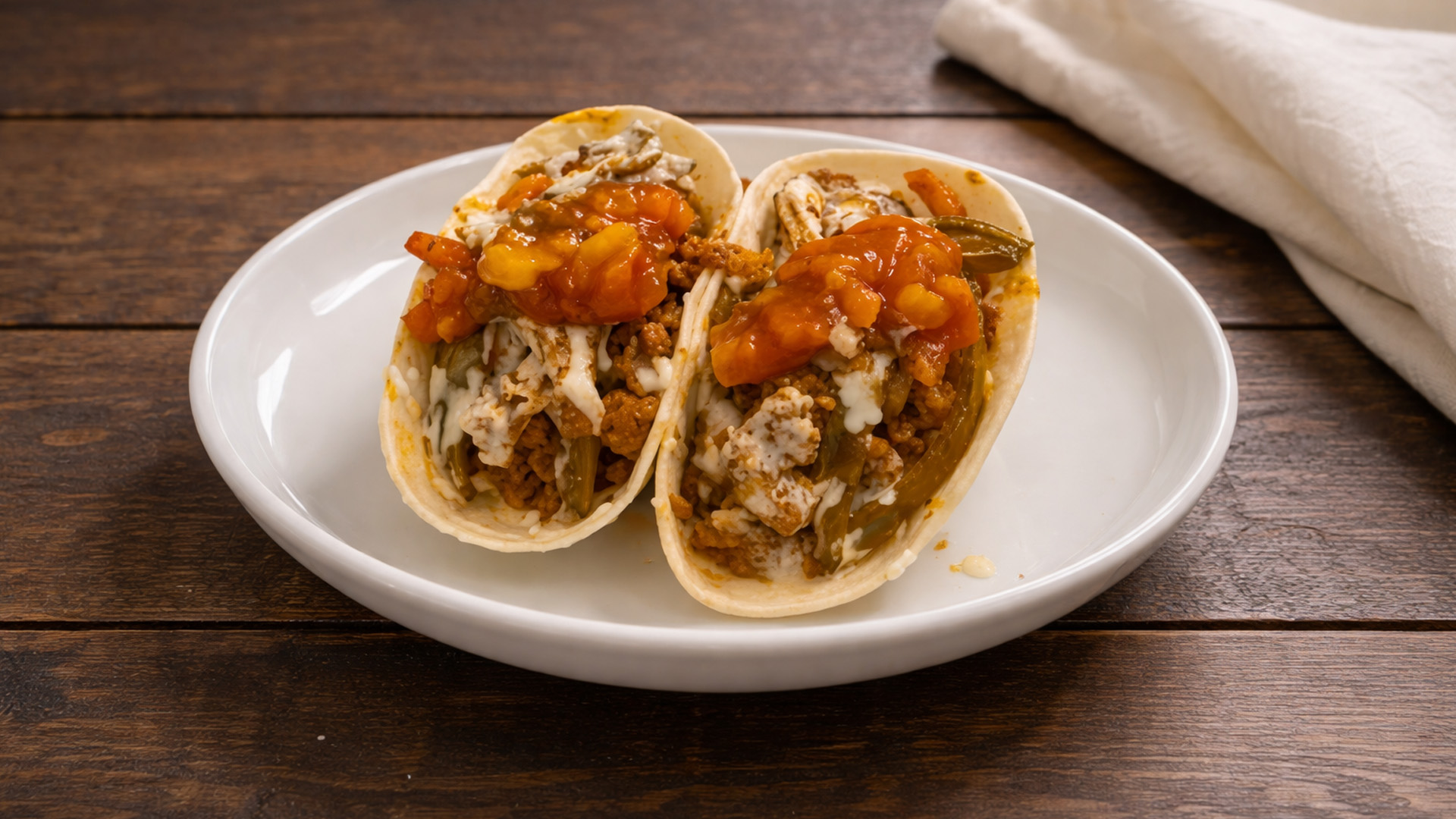 How to make loaded chicken soft tacos