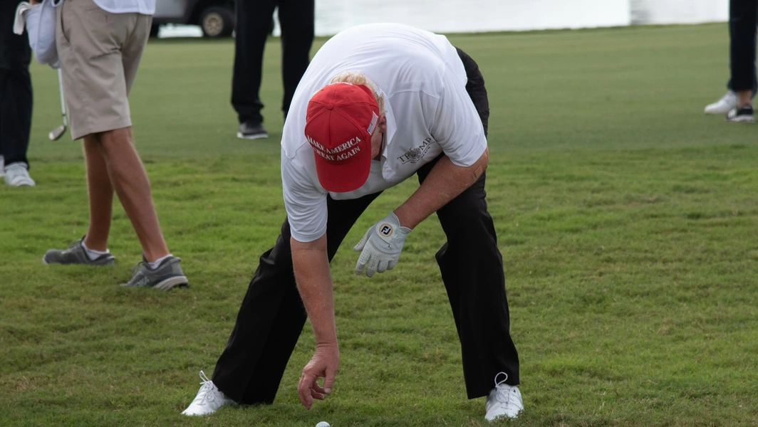 Trump hails golf ball rollback delay as 'big victory'