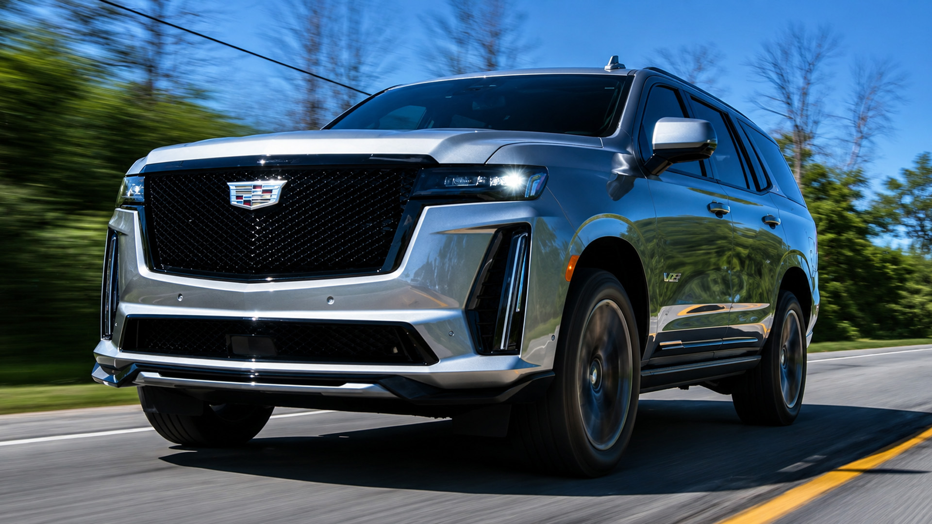 What makes the Cadillac Escalade V feel so powerful?