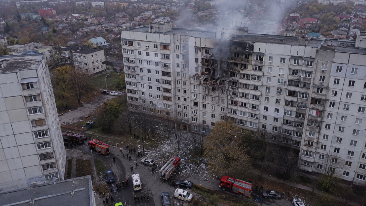 Major bomb attack targets Kharkiv residential buildings