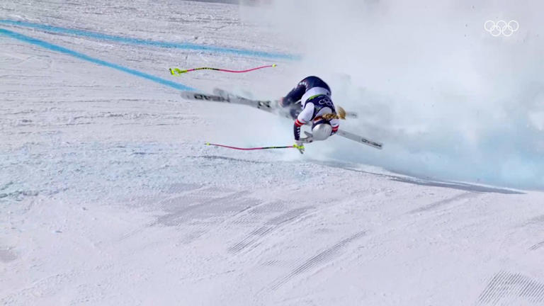 Lindsey Vonn back in gym without a brace just four months after ...