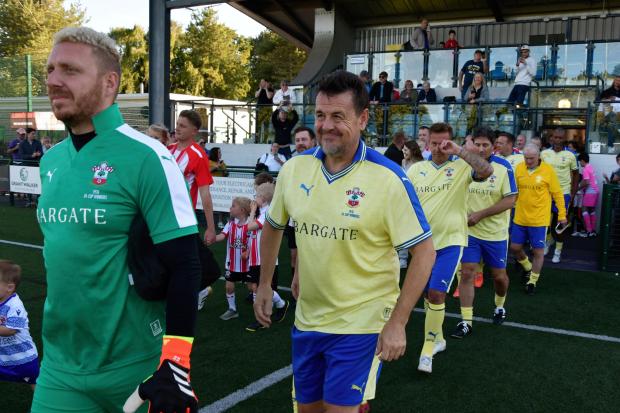 Pictures: Saints legends draw crowds for charity match in Basingstoke