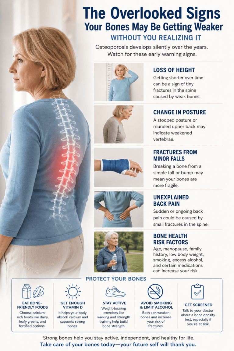 The overlooked signs your bones may be getting weaker without you ...
