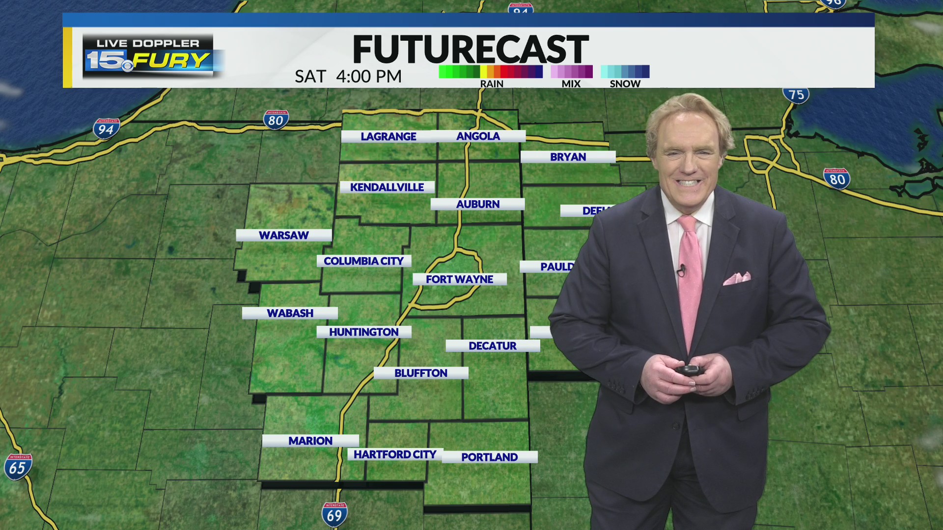 Sunshine and warm temperatures