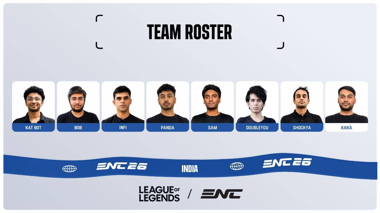 Nodwin Gaming unveils India’s ENC 2026 roster for League of Legends