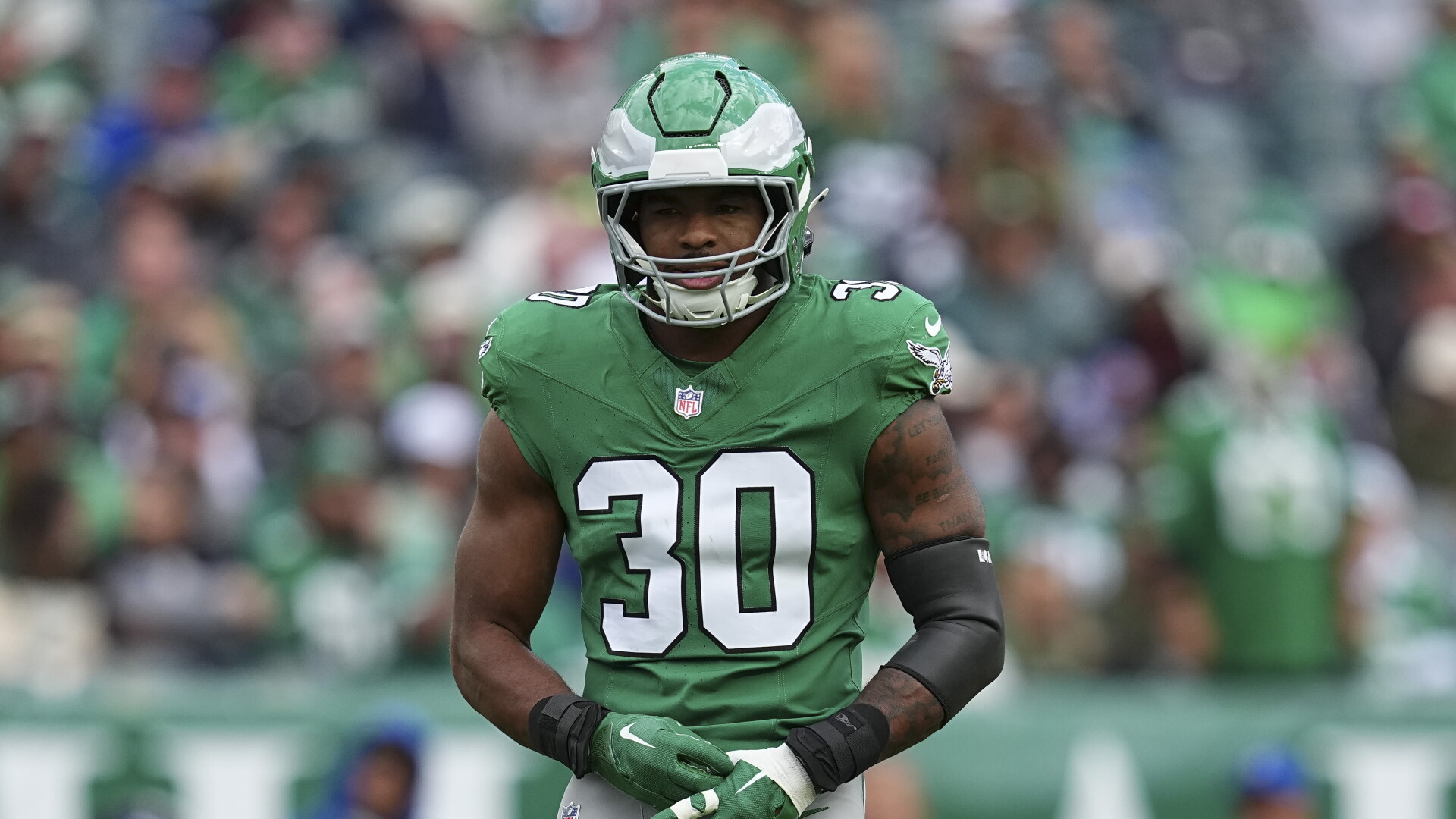 With AJ Brown gone, Jihaad Campbell takes No. 11 in Philly