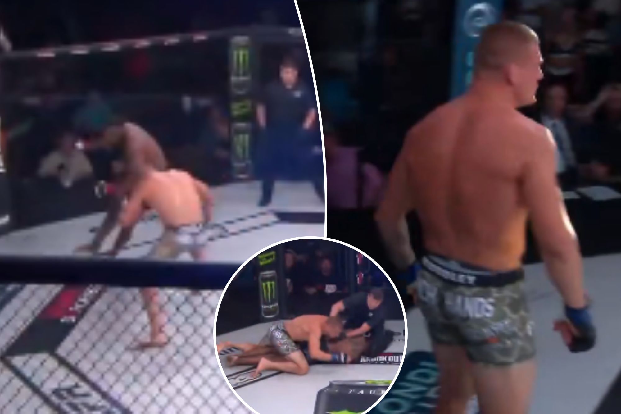 MMA fight ends in four seconds after stunning one-punch knockout