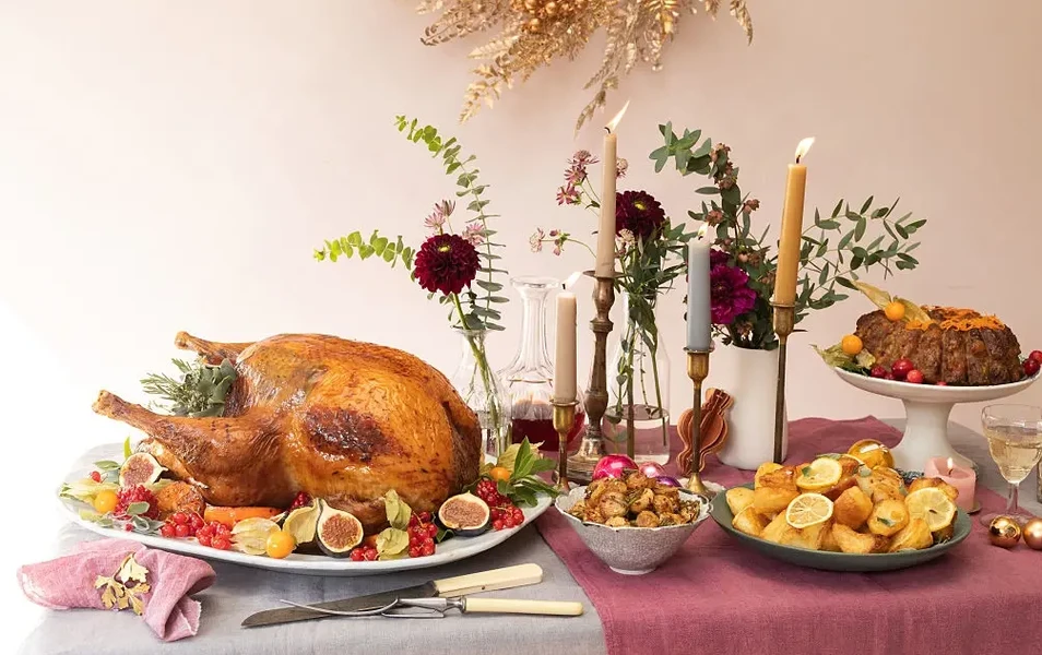 Festive Christmas dinner ideas to share