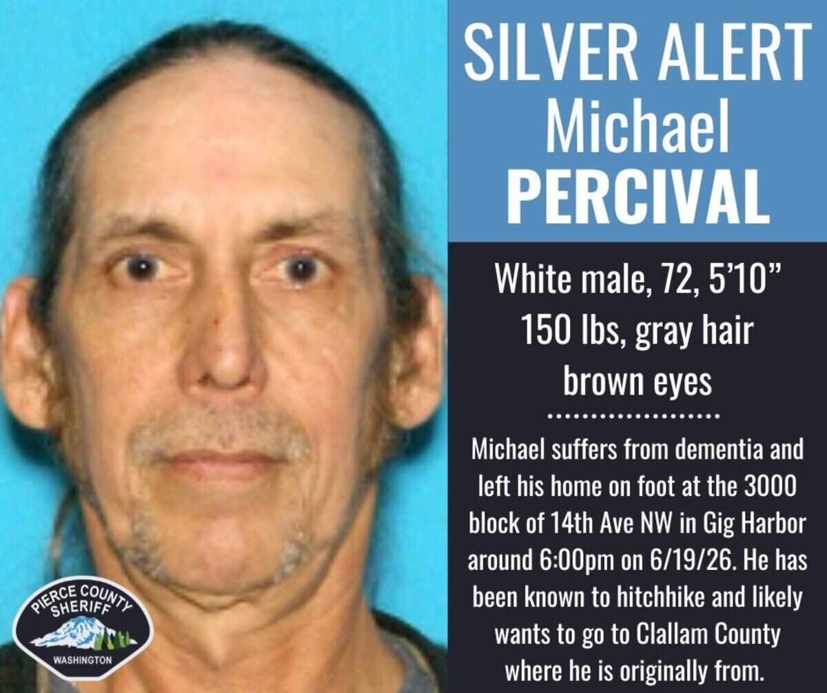 Pierce County sheriff searching for missing 72-year-old Gig Harbor man