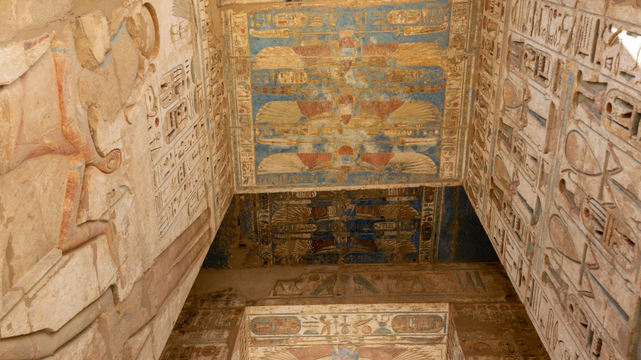 The Egyptian starry-ceiling tomb was reserved for a king, the painted ...