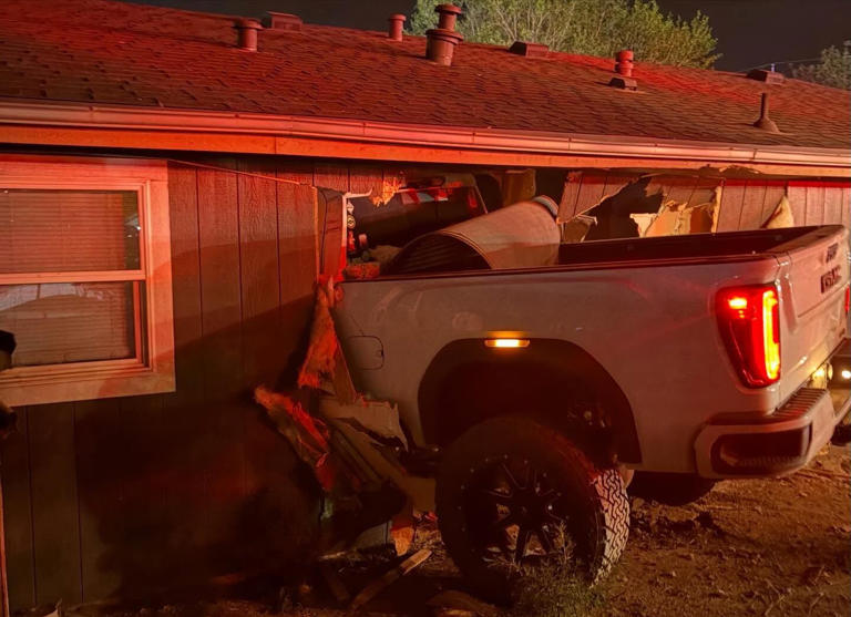 Police: Driver hits 3 cars, plows into home in Colorado city