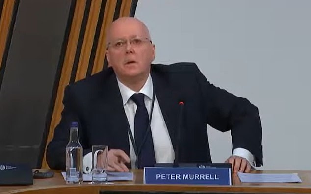 Peter Murrell told MSPs the SNP would report criminality to the police