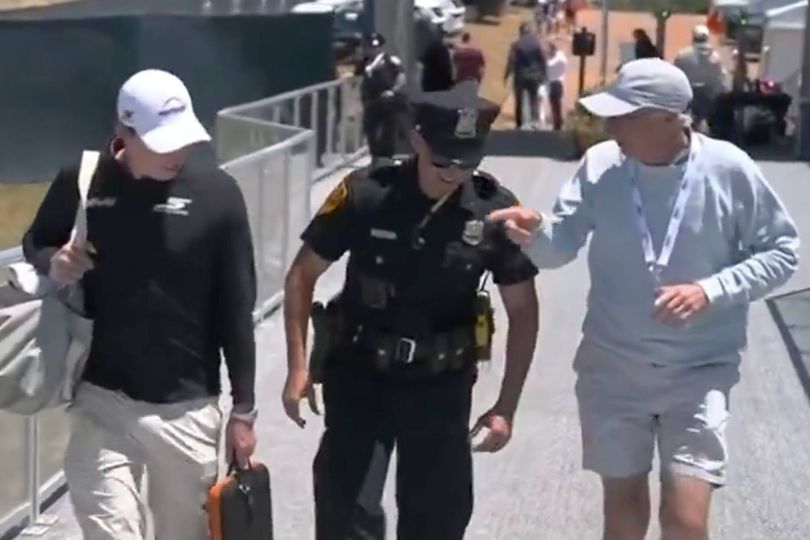 Matt Fitzpatrick's dad has four-word demand for police officer ...