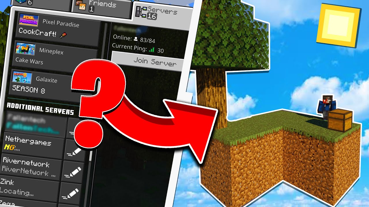 Best skyblock server on Minecraft Bedrock Edition!