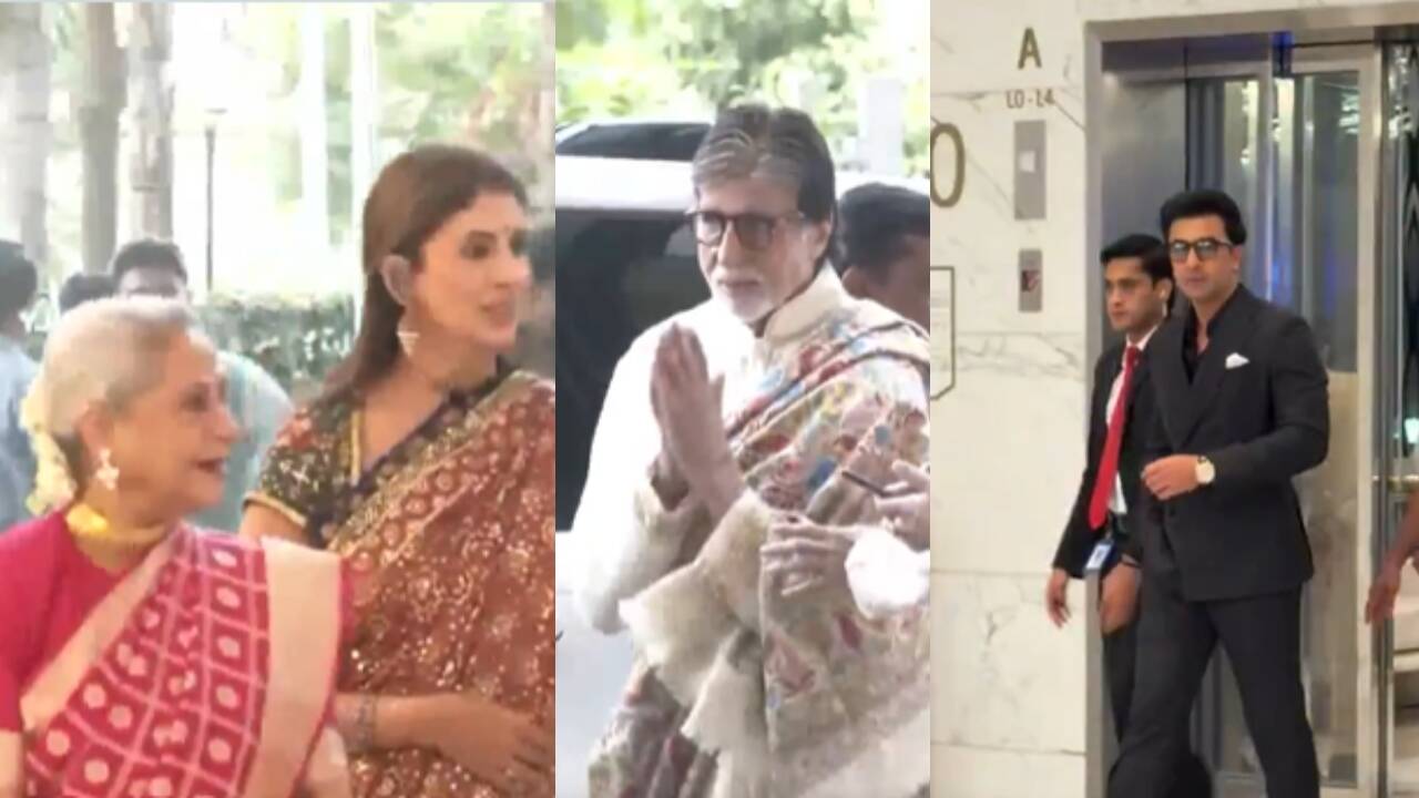 Amitabh Bachchan, Jaya Bachchan, Shweta Bachchan, Ranbir Kapoor, Ravi ...