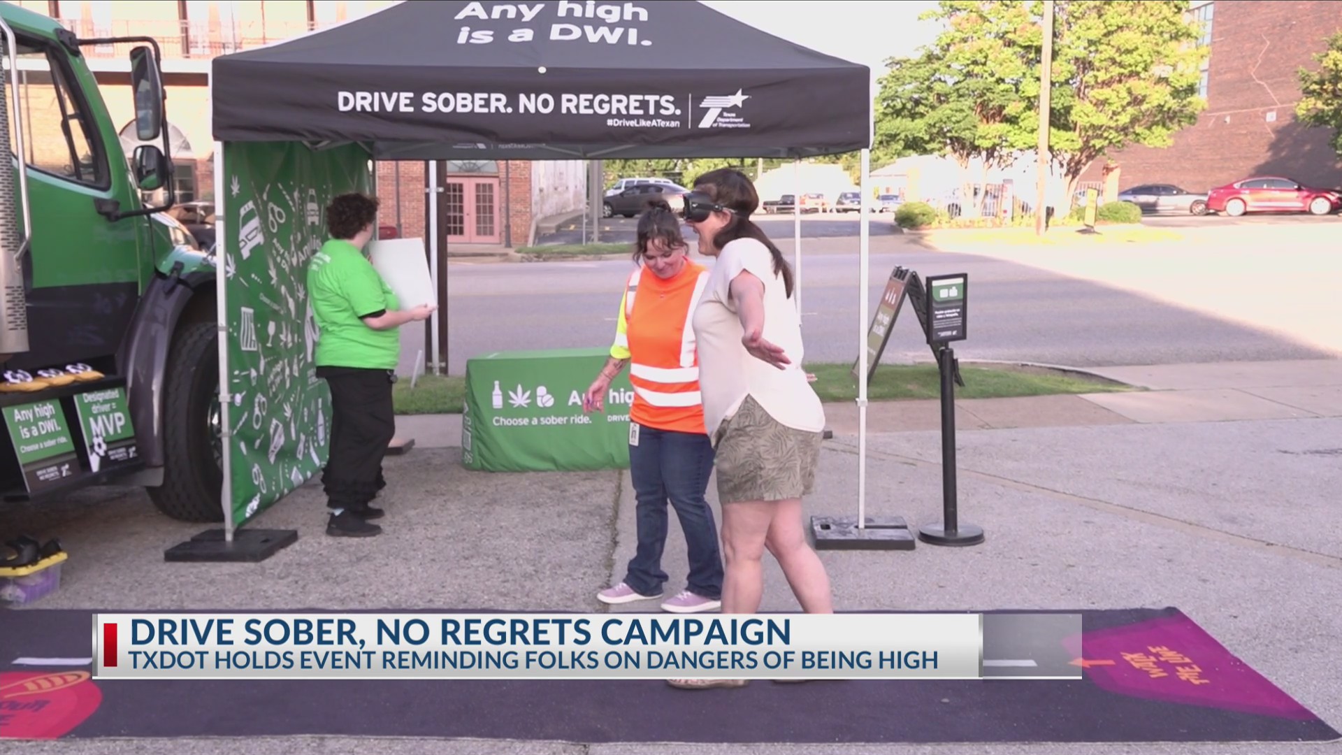 TXDOT teaches safe driving habits with beer, marijuana goggles