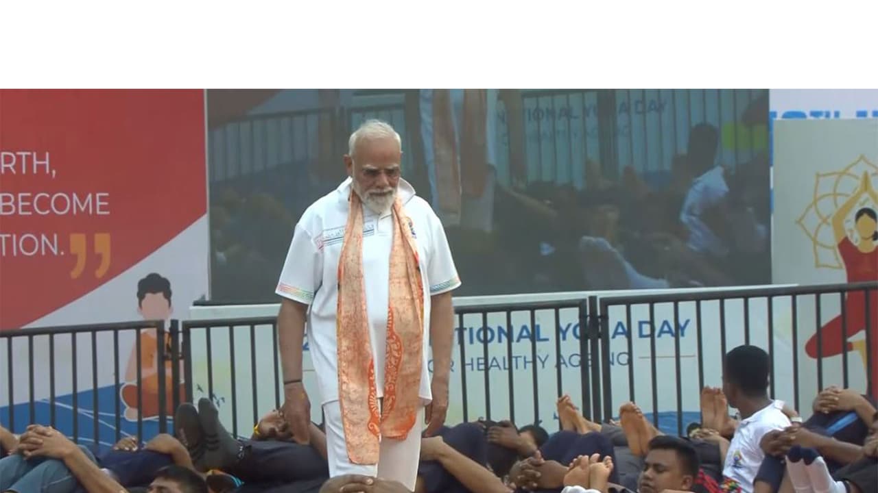 Yoga Day 2026: PM Modi leads event in Kolkata, corrects postures
