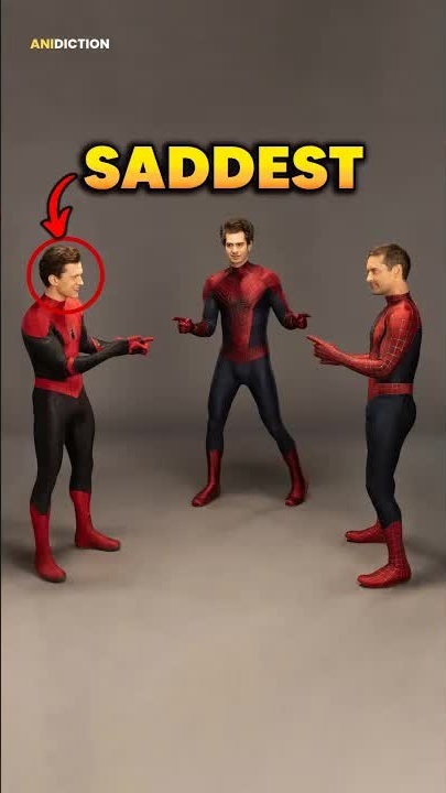 Tom Holland's Spiderman Is The Saddest One? #spiderman #mcu