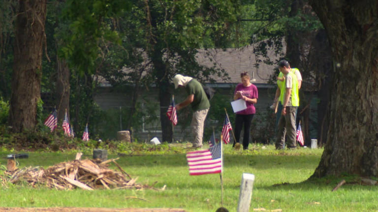 Volunteers, community members preserve historical Black cemetery in ...