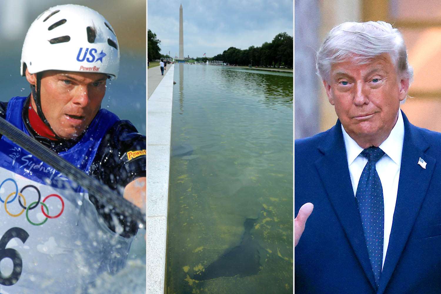 Former Olympian David Hearn arrested for touching the Reflecting Pool ...