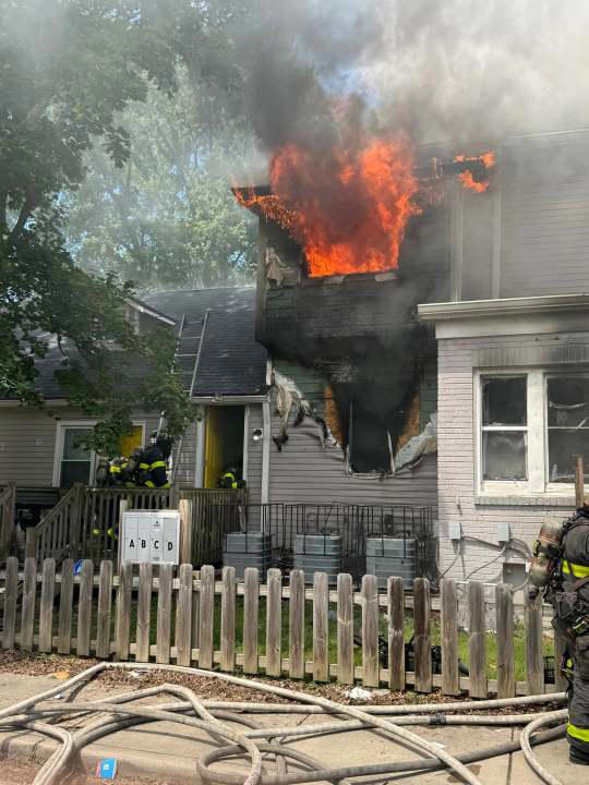 6 adults, 5 children displaced, 1 firefighter hurt after fire on near ...