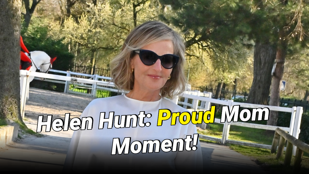 Helen Hunt, 63, looks unrecognizable in rare photo with ‘amazing ...