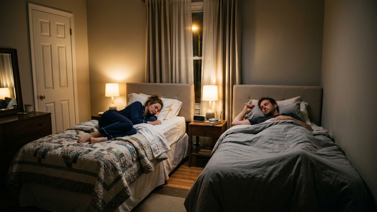 Is it normal to sleep in separate bedrooms? What experts say about this ...