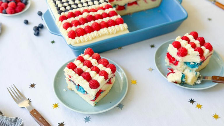4th of July American flag cake recipe