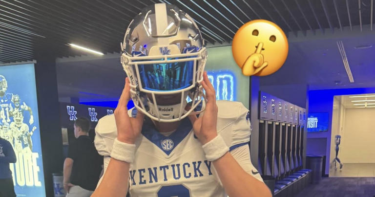 Look: Kentucky QB commit Jake Nawrot shows off official visit pics