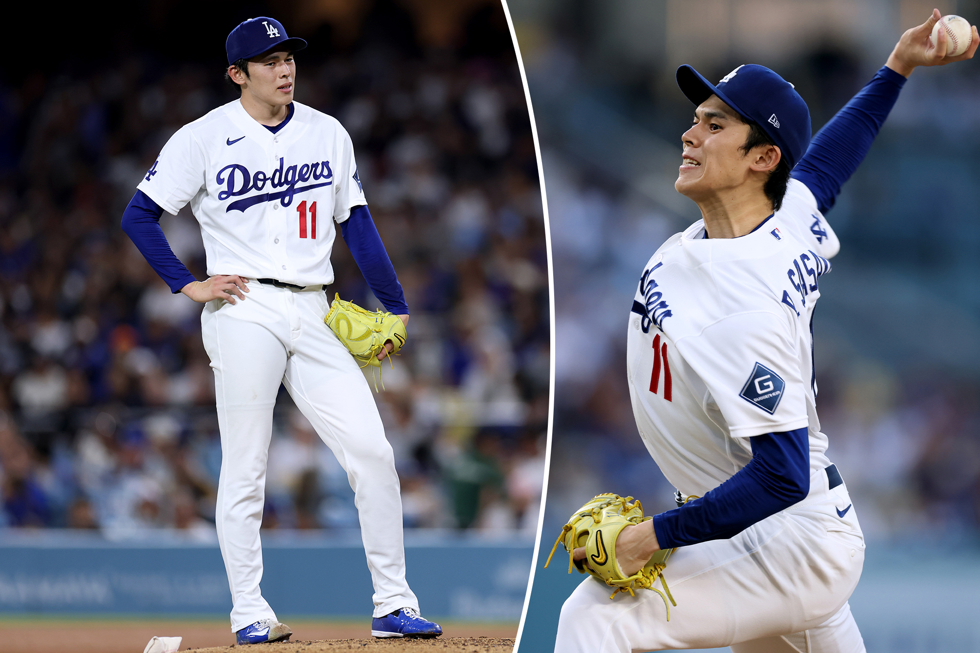Roki Sasaki becoming a playoff option for Dodgers — to start